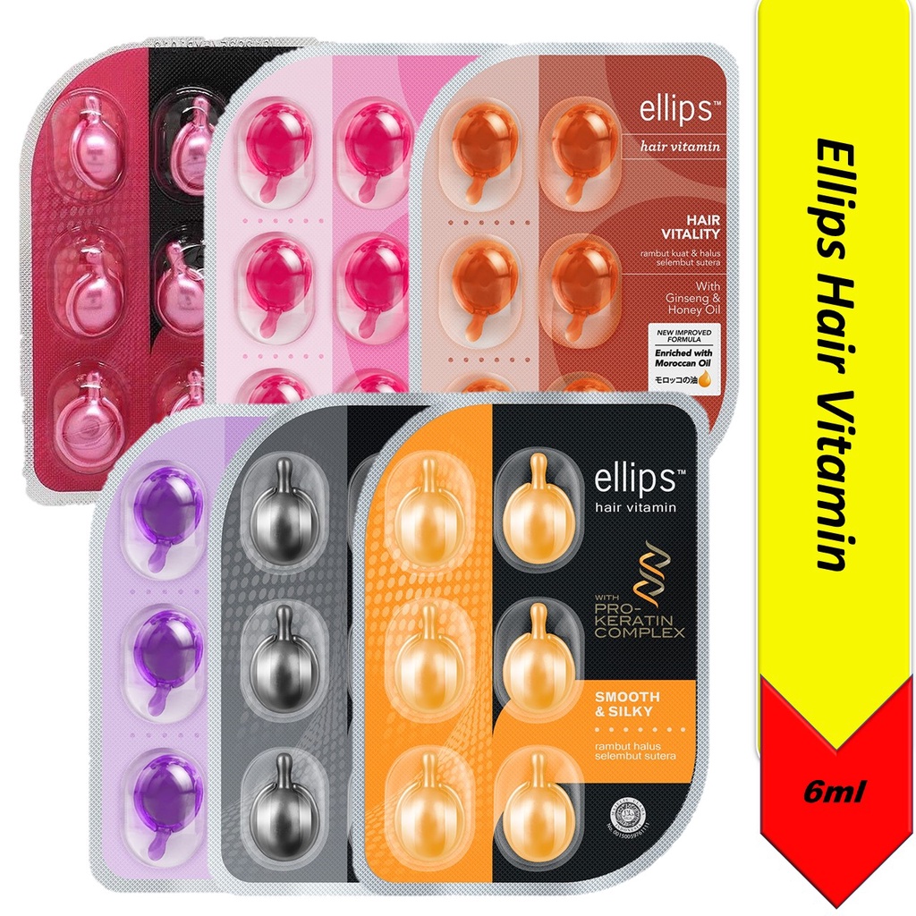 Ellips Hair Vitamin Oil Capsules, 6ml | Shopee Singapore