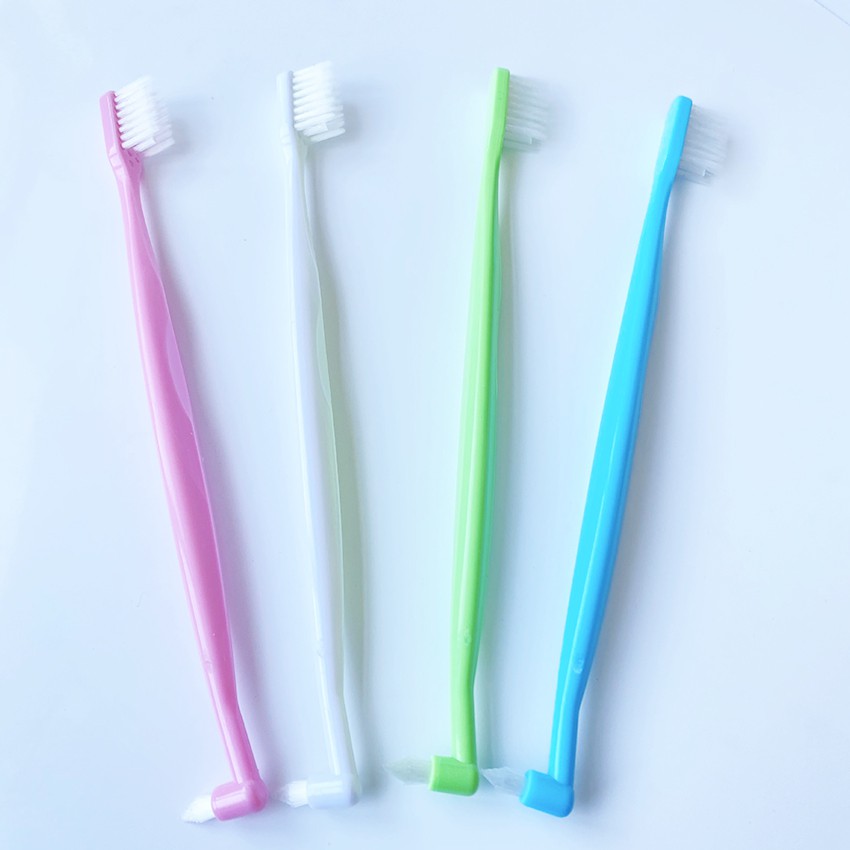 Double Ended Orthodontic Toothbrush with interdental brush | Shopee ...