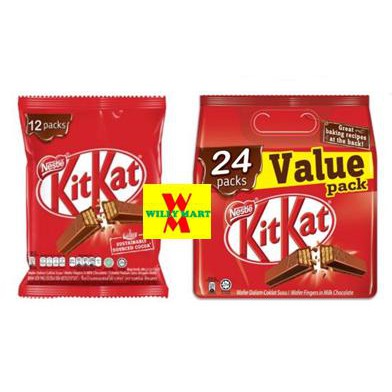 Chocolate KitKat 24 NESTLÉ KITKAT 2F Chocolate Share Bag Coklat 8's ...