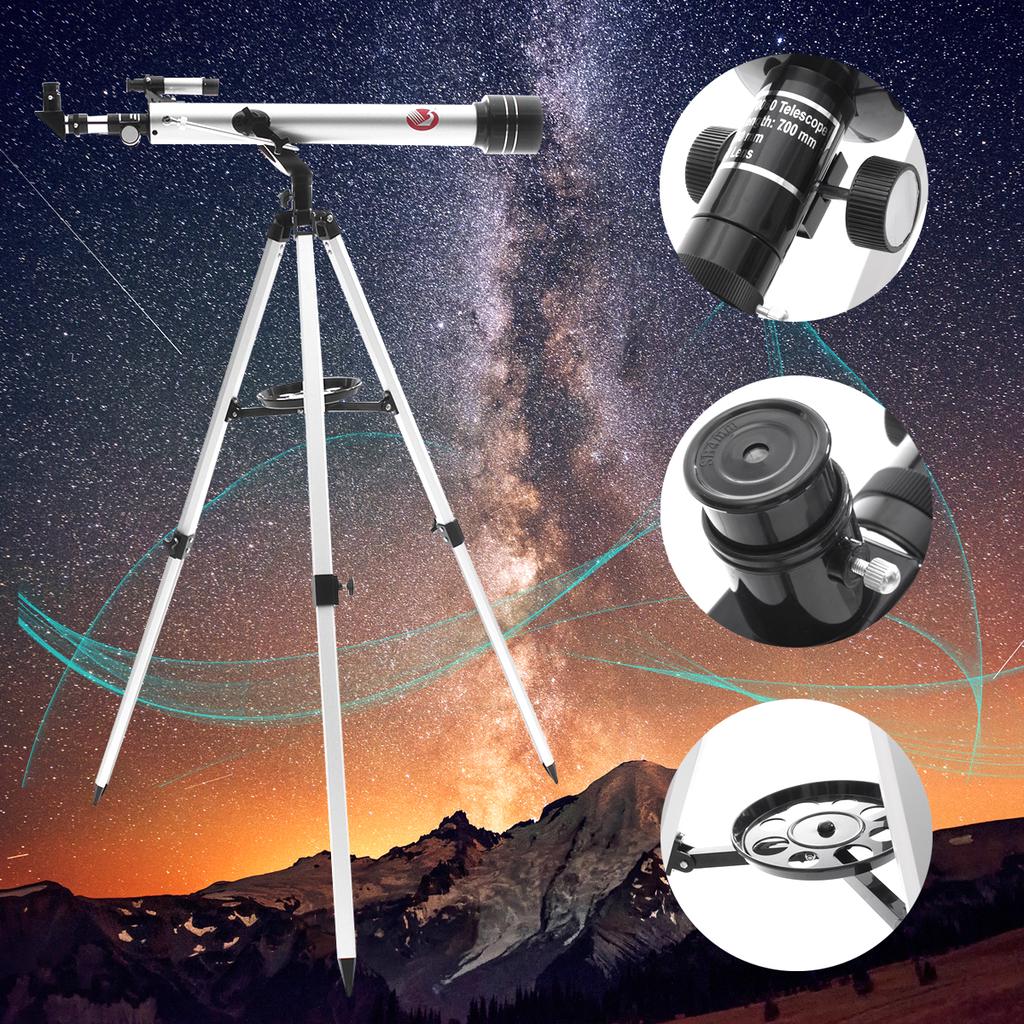 Astronomical Reflective Telescope Teleskop F70060 60700 525x Galaxy ...