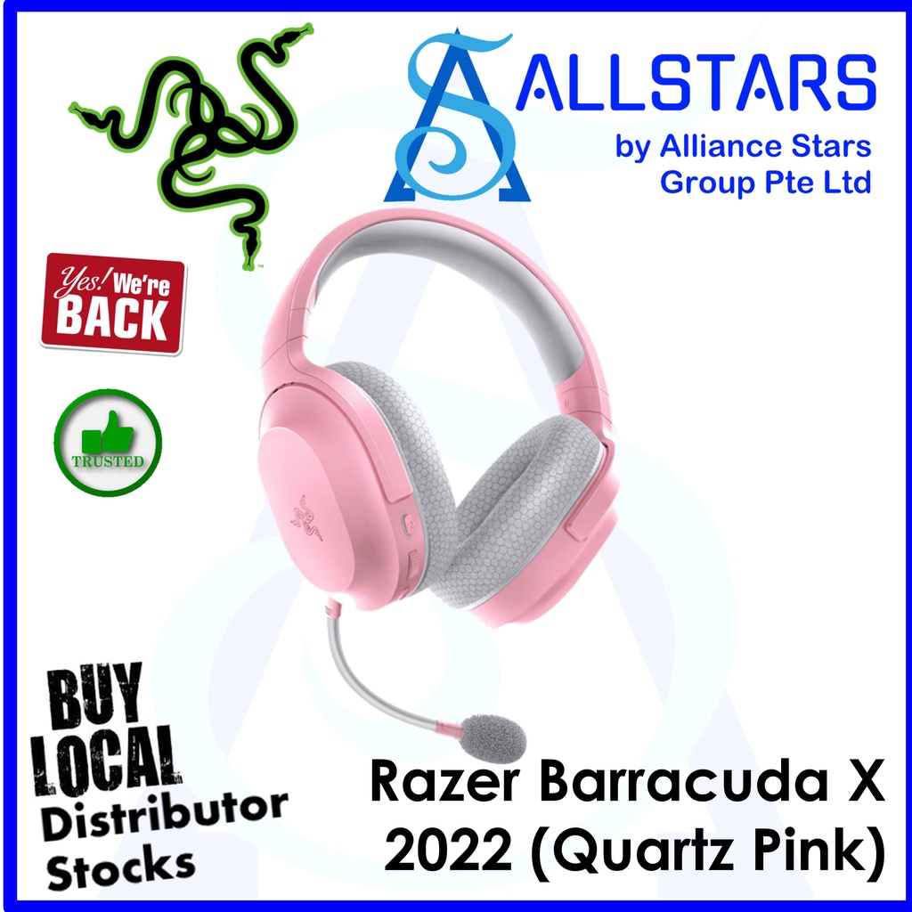 Razer Barracuda X (2022) Quartz Pink - Wireless Headset(RZ04-04430300 ...