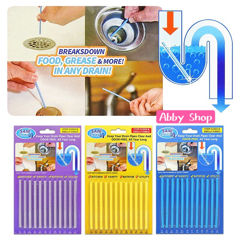 Abby Department Store > Sani Sticks Powerful Water Pipe Decontamination ...