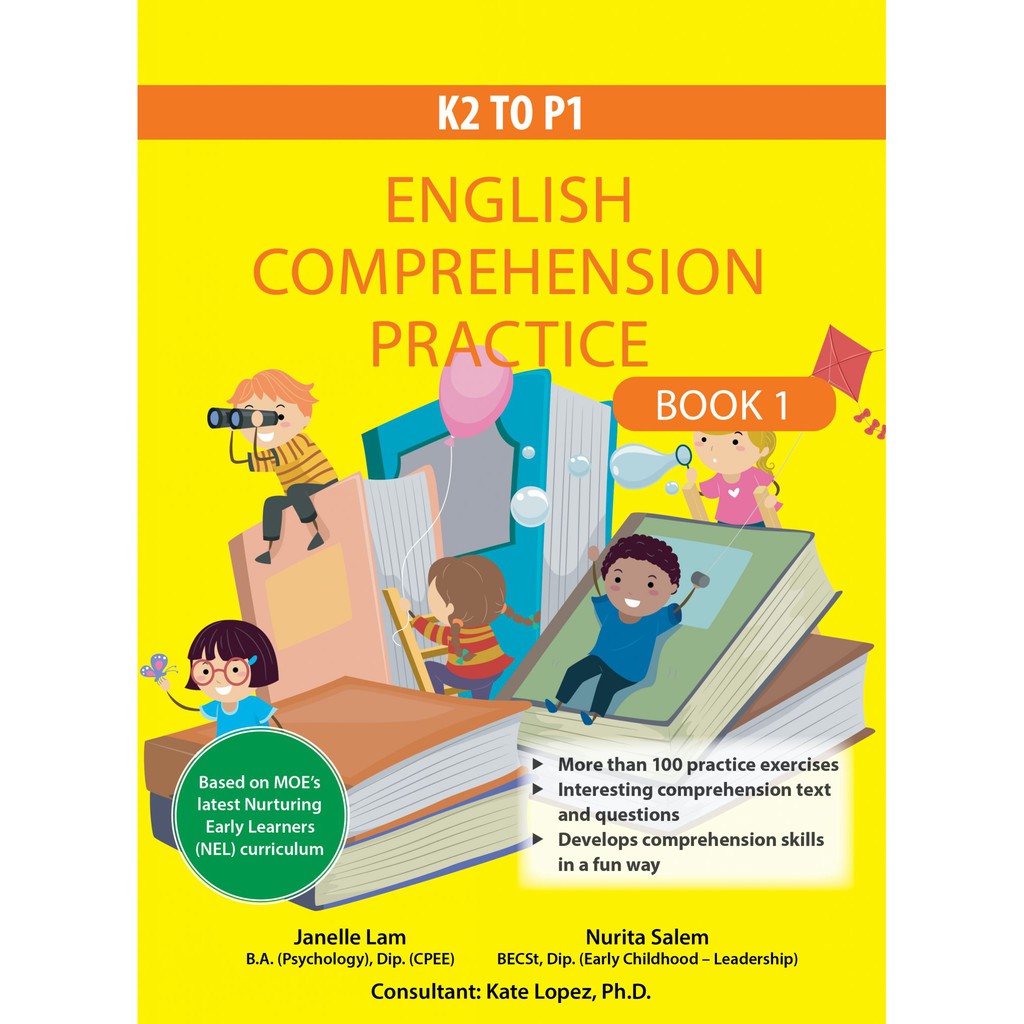 K2 to P1 English Comprehension Practice Book 1/Singapore Syllabus ...