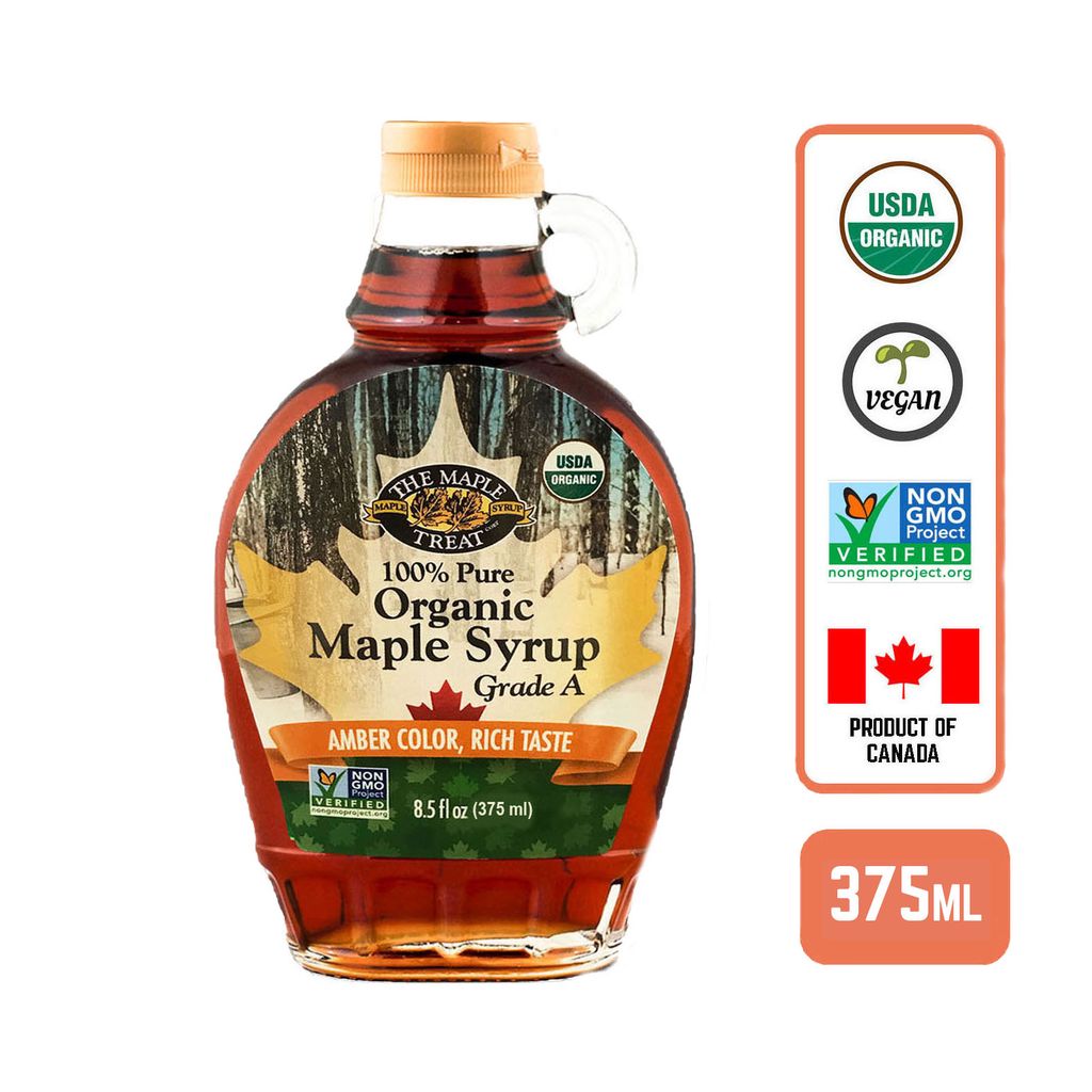 LB Maple Treat Organic Maple Syrup 375ml | Shopee Singapore