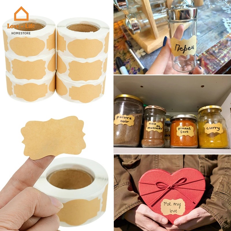 300Pcs Handmade Writable Seal Labels/ Multifunction Office ...