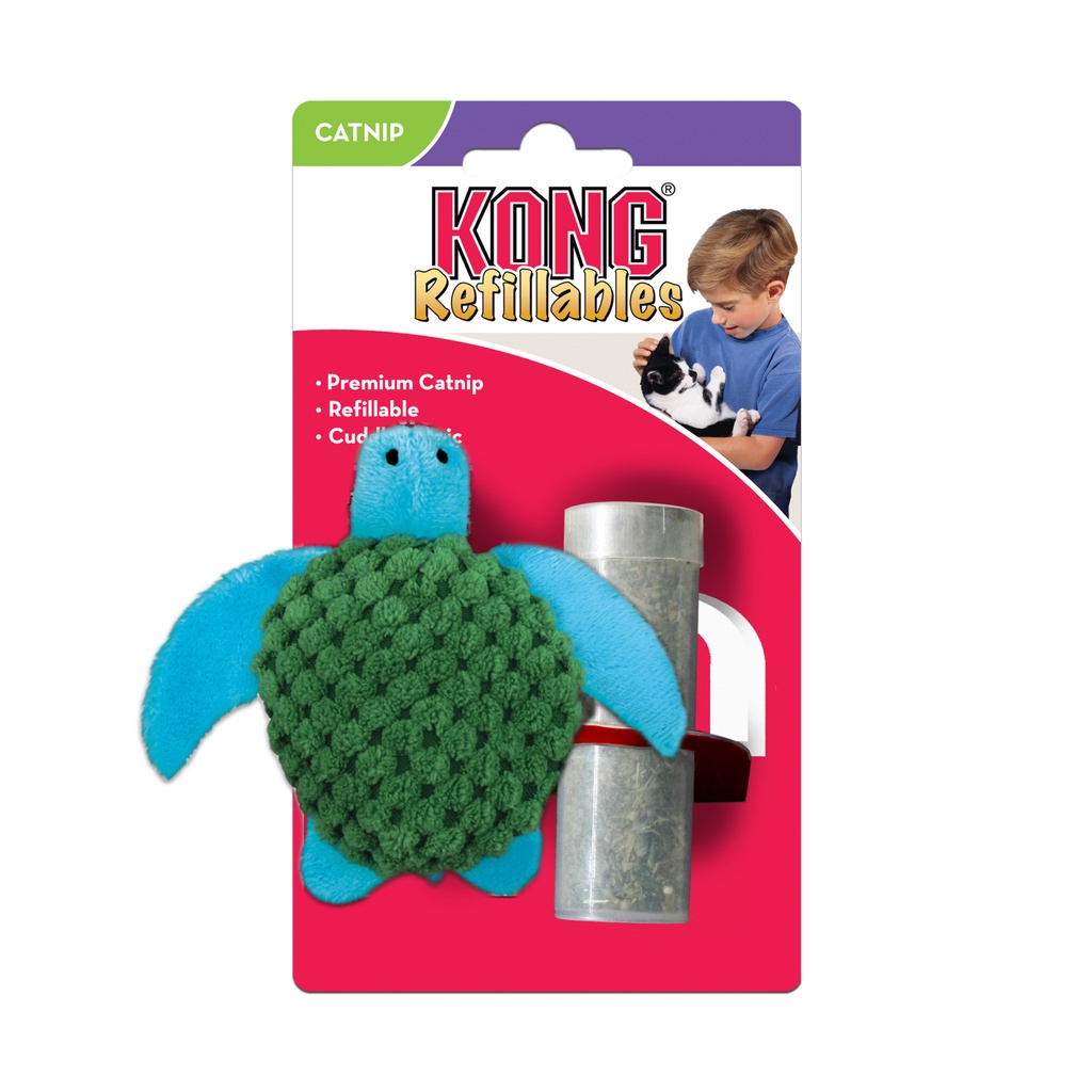 KONG Refillables Turtle With Catnip | Shopee Singapore