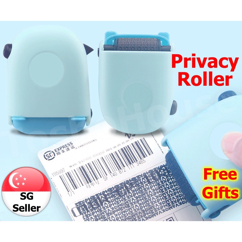 [SG Seller] Privacy Stamp Roller/Identity Protection Roller with Carton ...
