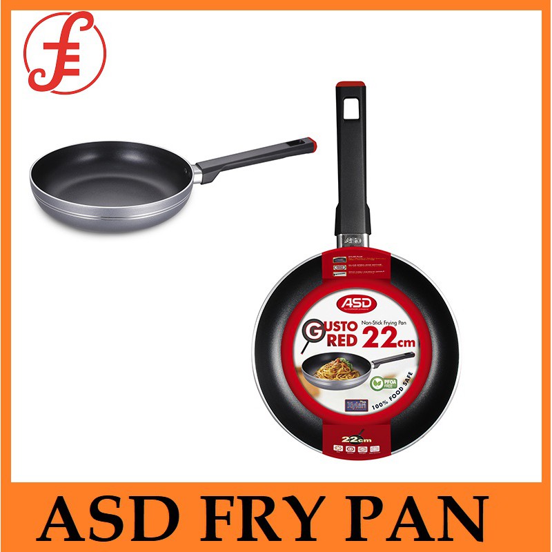 ASD / Non-Stick Fry Pan 12cm /16cm /22cm / 24cm / 26cm / 28cm Frying ...