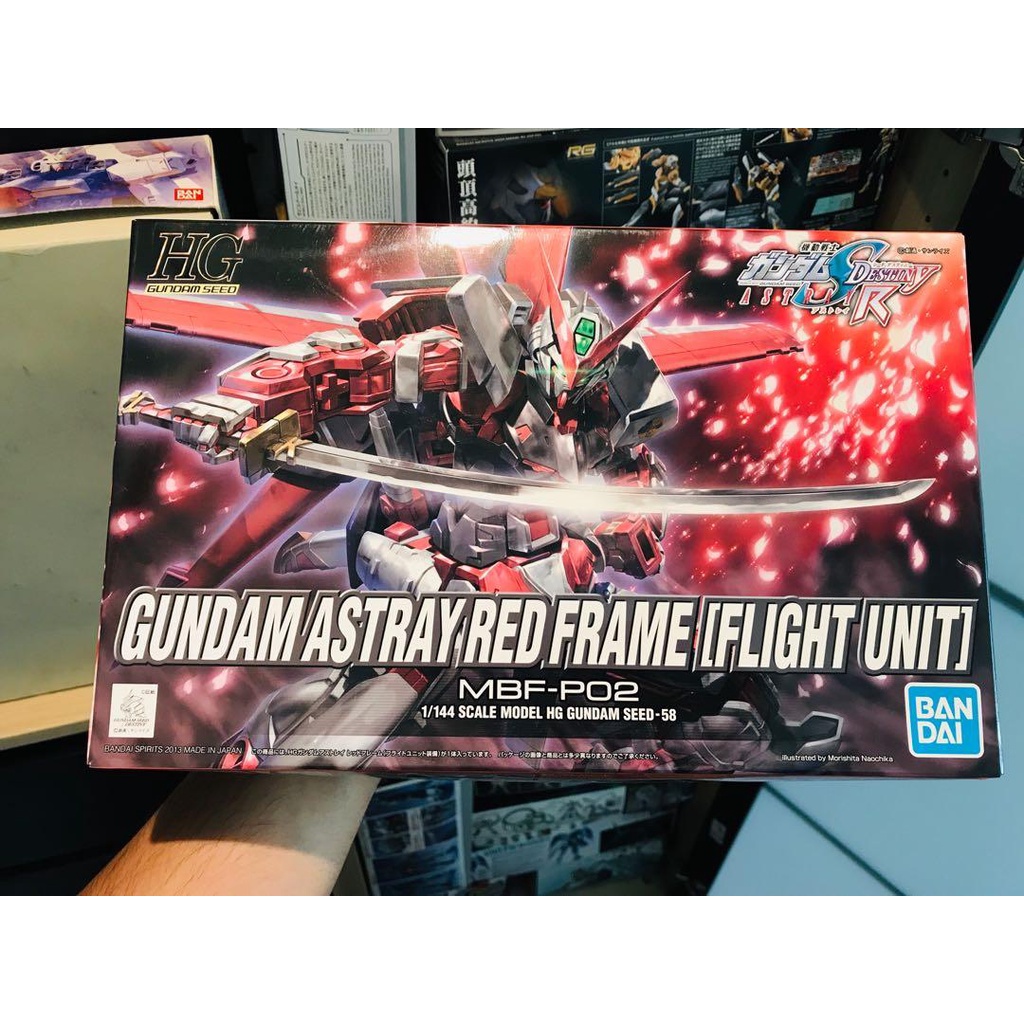 Hg 1/144 Gundam Astray Red Frame Flight Unit SEED (Remaster) | Shopee ...