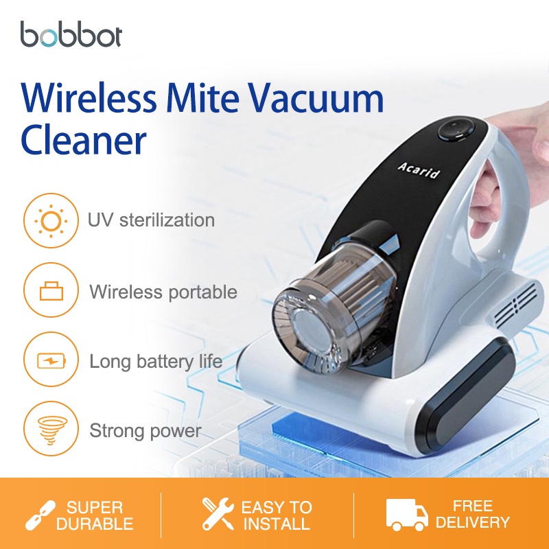 Bobbot Wireless Mite Removal Instrument Household Bed Vacuum Cleaner Hand-held Mite Removal ...