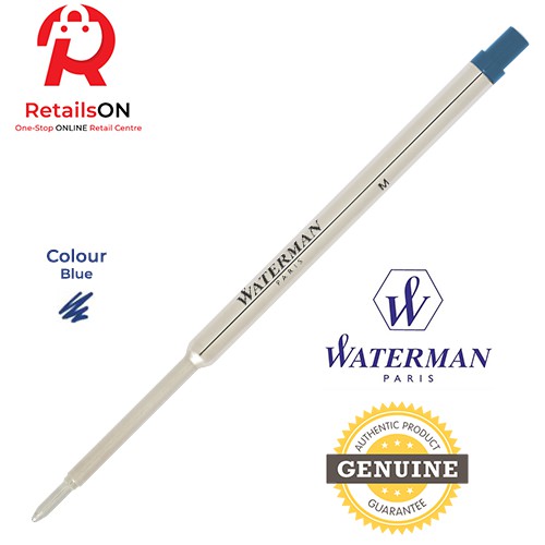 Waterman Refill Ballpoint Pen - Blue / Ball Point Pen Refill 1pc Blue ...