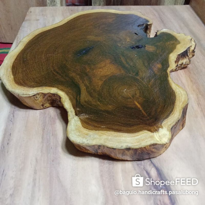 Rustic Wooden Boards Centerpiece Base|Thick| Live Edge | Foodsafe ...