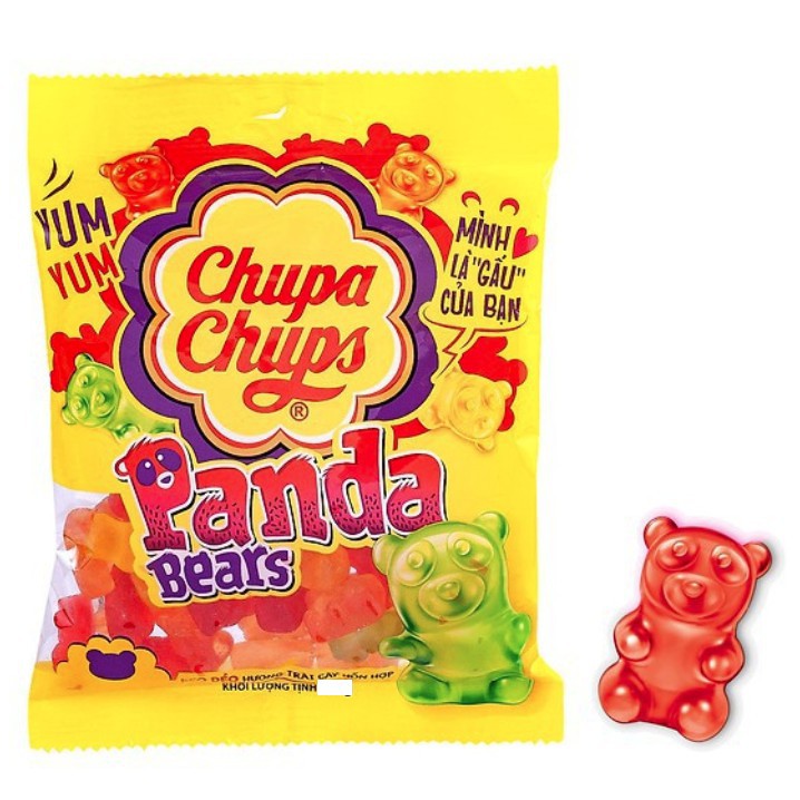 Panda Bear Chupa Chups Gummy Candy 24g Pack | Shopee Singapore