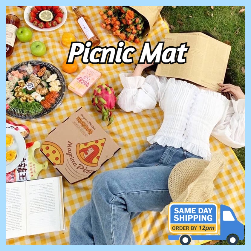 [SG] Picnic Mat / Foldable Waterproof Picnic Camping Mat/ Beach Mat ...