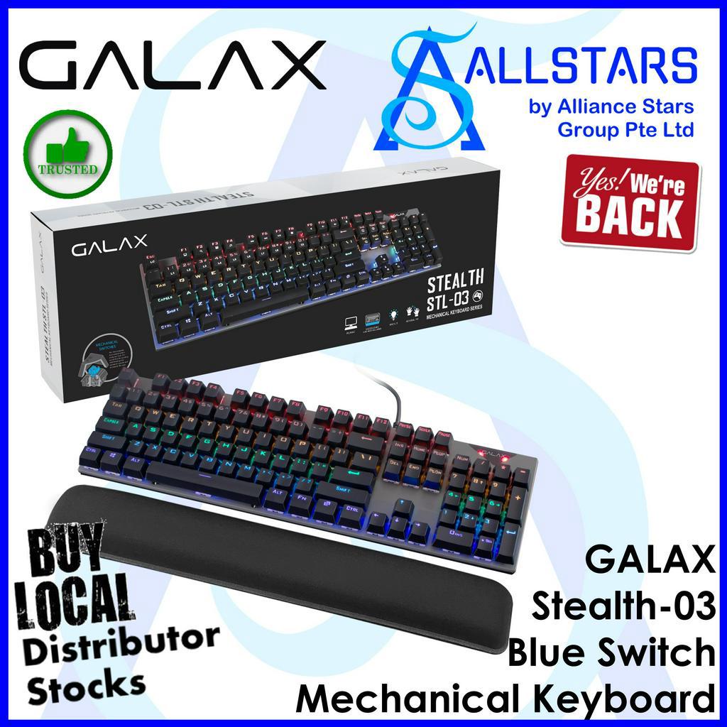 (ALLSTARS) GALAX Stealth-03 / KFA2 Stealth STL-03 (Blue Switch) Gaming ...