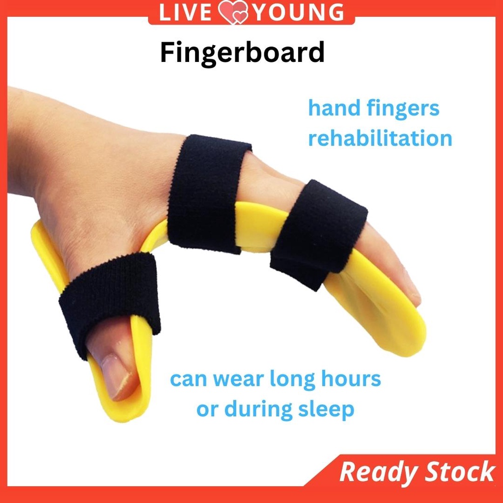 Fingers Training Board Fingerboard Stroke Separator Corrector Hand ...