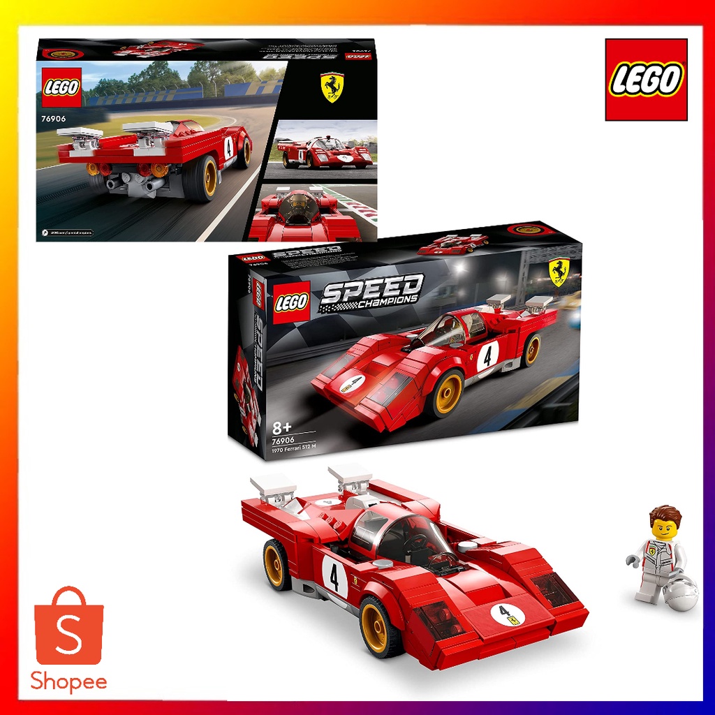 LEGO Speed Champions 76906 1970 Ferrari 512 M (291 Pieces) | Shopee ...