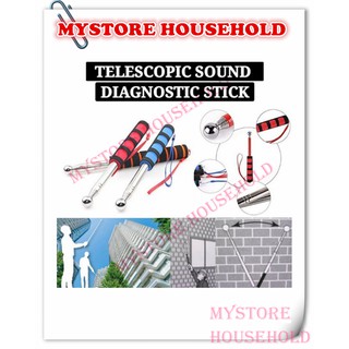 TAPPING ROD ADJUSTABLE TILES CHECKING TILE TESTER TELESCOPIC ROD SOUND ...