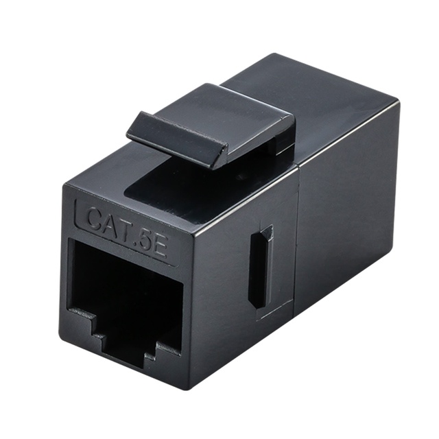 Linkwylan RJ45 Cat5e Cat 6 6A Keystone Adapter Female Inline Coupler Network UTP Cable Extension ...