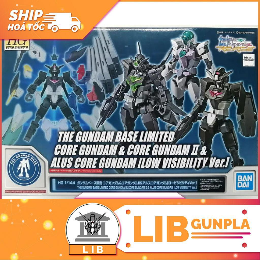 Assembled Gundam HG BD Core Gundam & Core Gundam 2 & Alus Core Gundam ...
