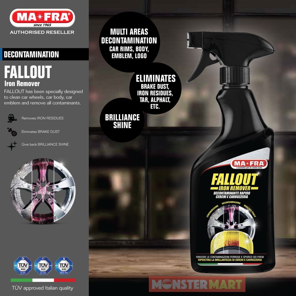 Mafra Fallout Iron Remover Cleaner 500ml (Decontamination cleaning for ...