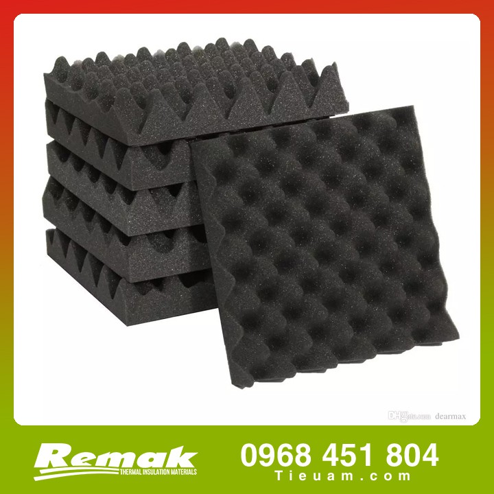20 Sound Absorbing Foam Centers Soundproofing 50x50x3cm Remak Sound ...