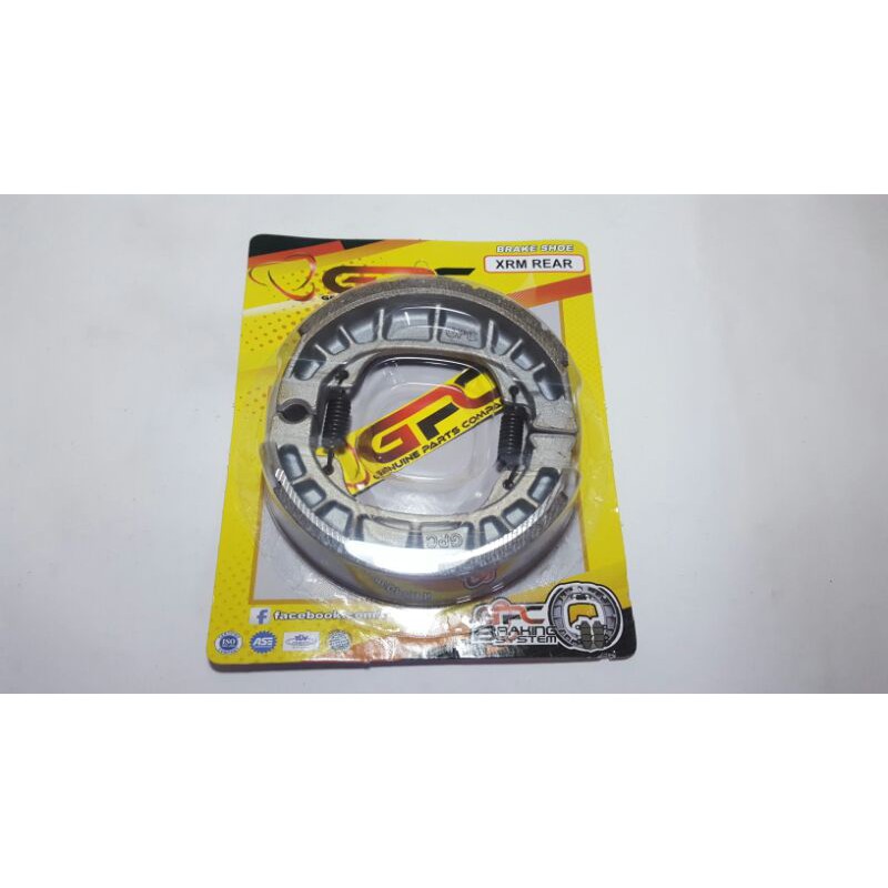 BRAKE SHOE REAR XRM, cg125, c100, dream, gd110, raiderj, shogun ...