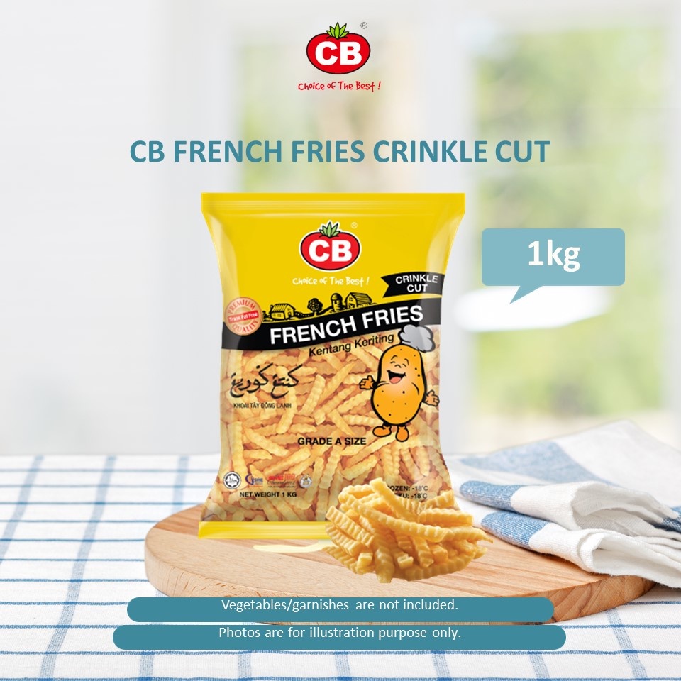 CB French Fries Crinkle Cut (1Kg) | Shopee Singapore