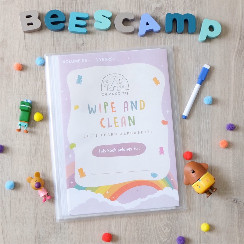 VOL 5 - ALPHABETS wipe and clean activity book (for 3 years+ ...