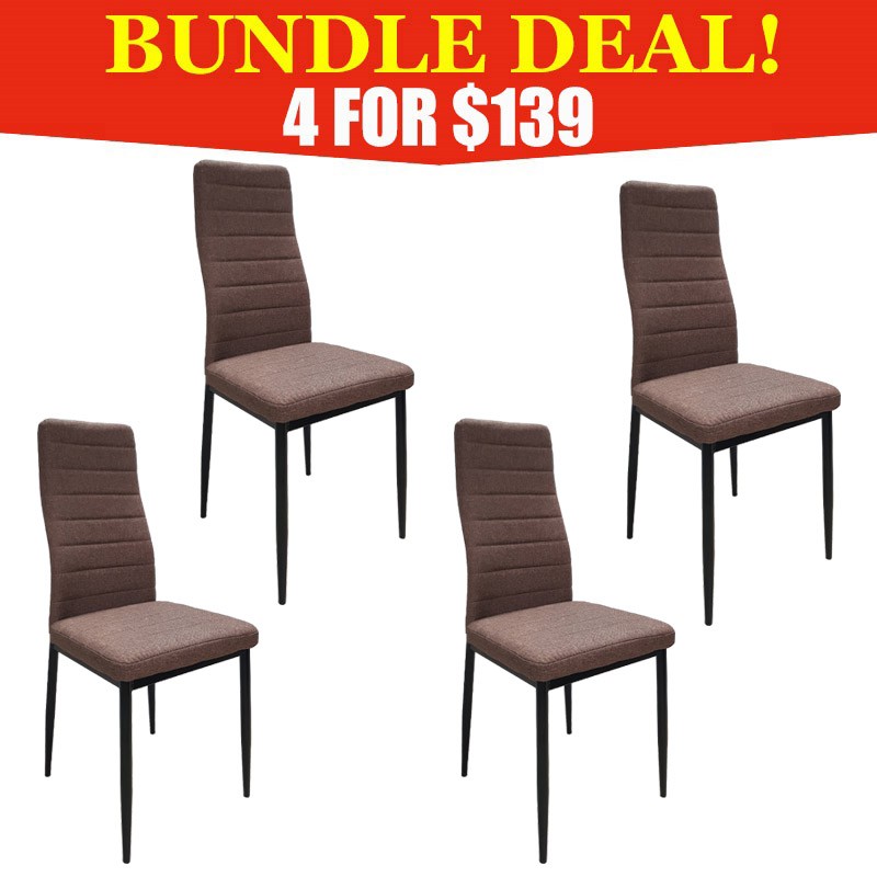 Fabric Dining Chair (LEA258) | Shopee Singapore