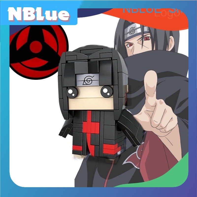 Lego Naruto - Sasuke Itachi - Akatsuki Anime Assembling Toys, Mini ...