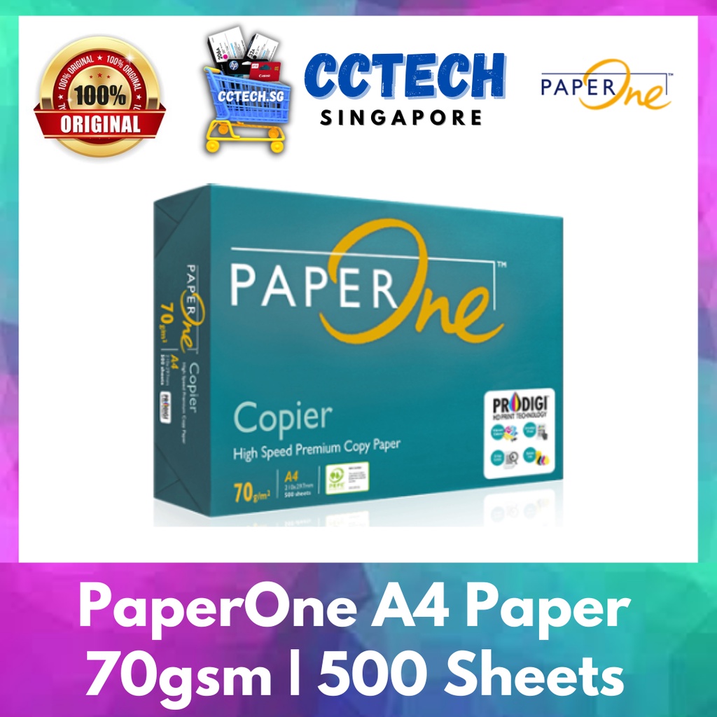 PaperOne A4 Paper 70gsm High Speed Premium Copier Paper | Shopee Singapore