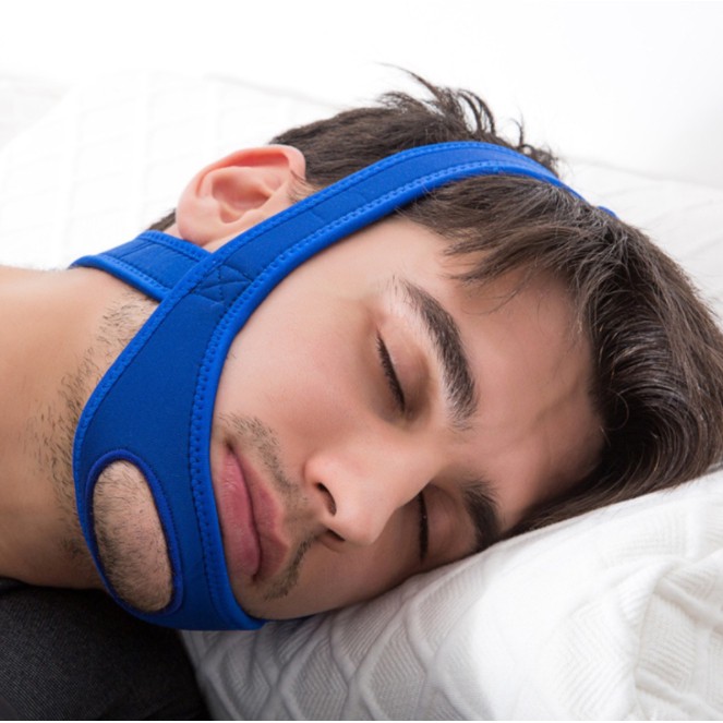 Snore Stop Belt Stop Anti Snoring Cpap Chin Strap Quiet Sleep Apnea Jaw ...