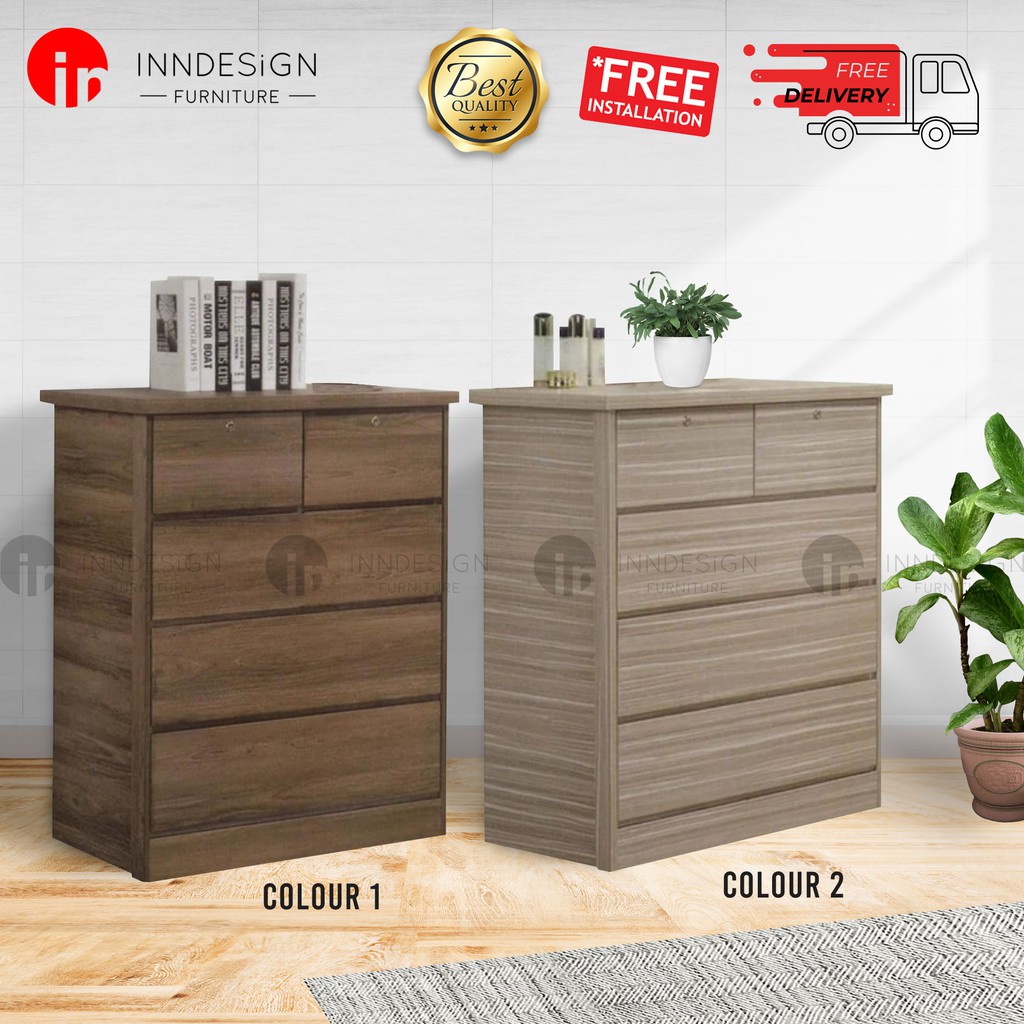 [LOCAL SELLER] Chest of Drawers With 6 Drawers (Free Delivery and ...