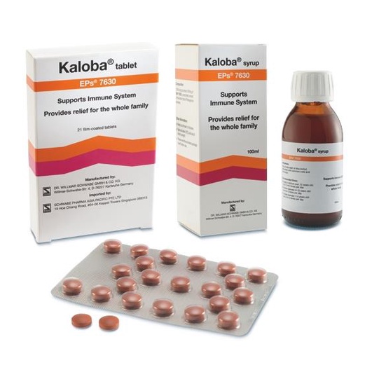 Kaloba 100ml Syrup / Tablets 21s - For relief of discomfort related to ...