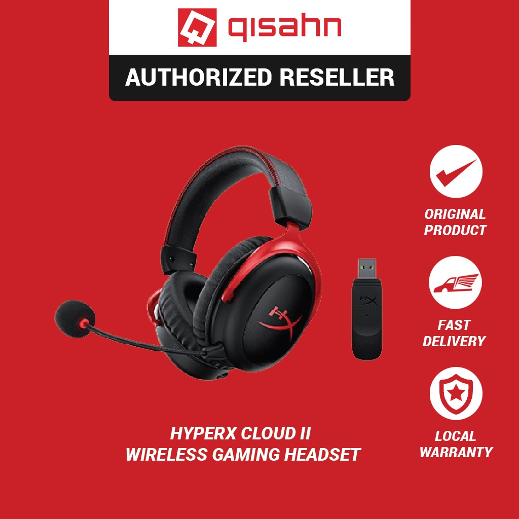 HyperX Cloud II Wireless Gaming Headset (4P5K4AA) | Shopee Singapore