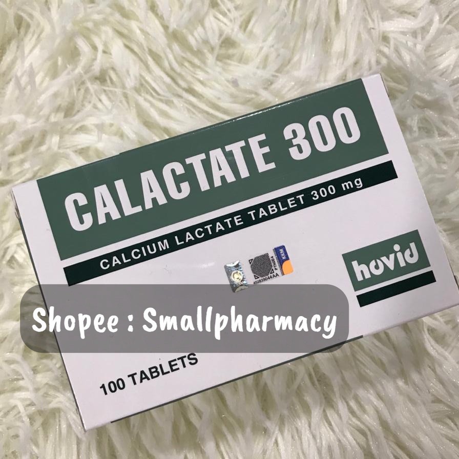 Hovid Calactate Calcium Lactate 1box (300mg x 100's) | Shopee Singapore