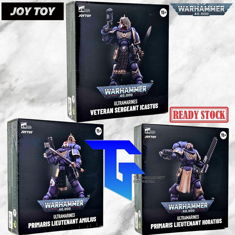 JOYTOY 1/18 Warhammer 40K Ultramarines - Veteran Sergeant Icastus ...