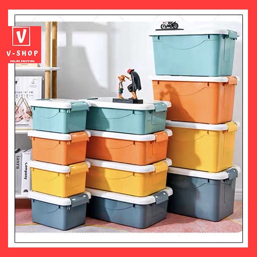 Storage Box Multipurpose Plastic Storage Container Box For Wardrobe Box ...