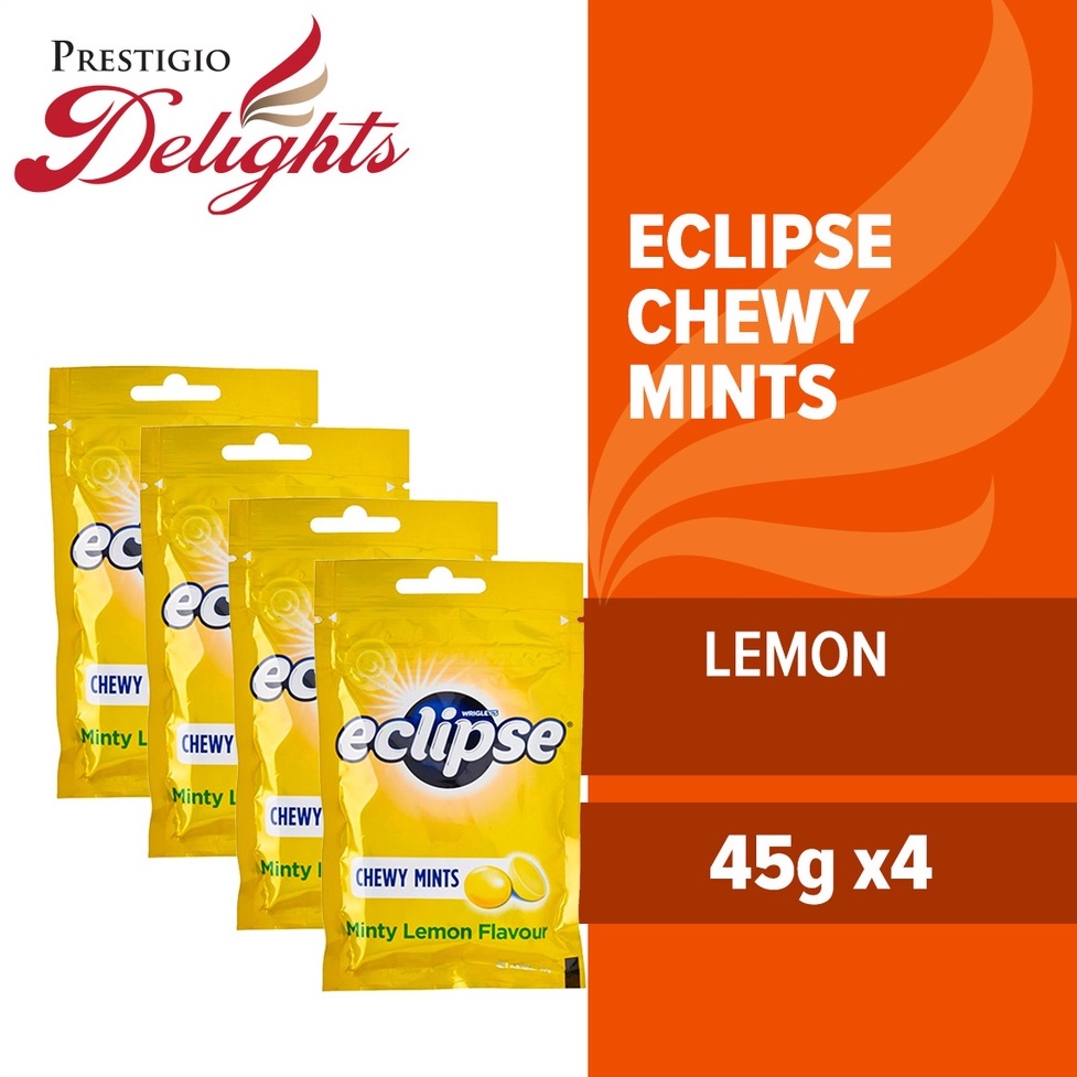 Eclipse Chewy Mints Packet (Lemon) Bundle of 4 | Shopee Singapore