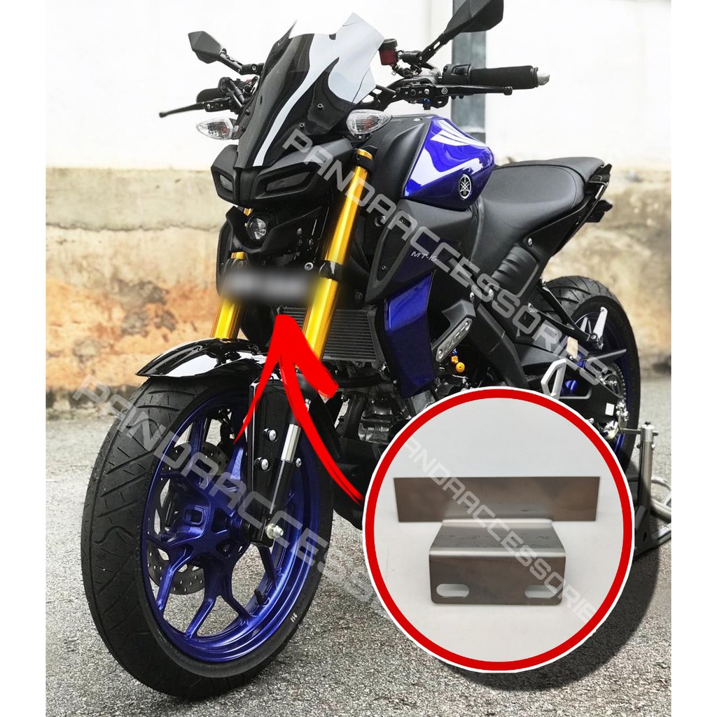 Front Number Plate Holder License Plate Bracket Frame for Yamaha MT15 ...