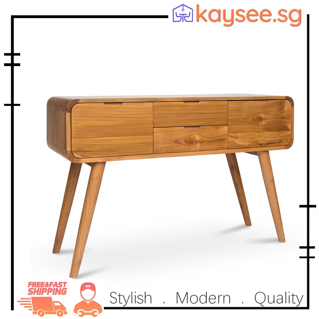 kaysee|Kadian TeakWood Side Console Table wth 2B+2S Drawers|Hand ...