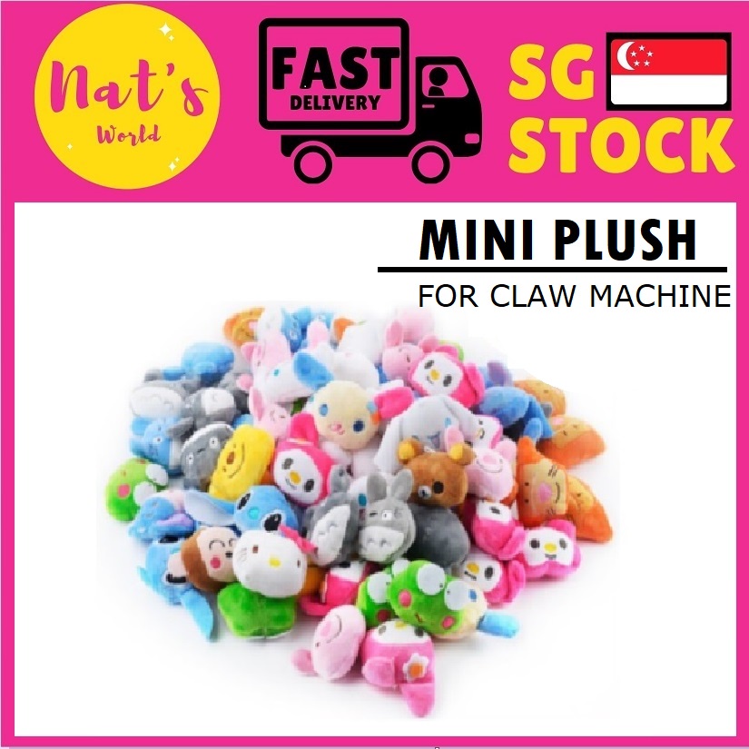 [SG INSTOCK] Claw Machine Mini Doll Cartoon Grabber Dolls Plush Kids ...