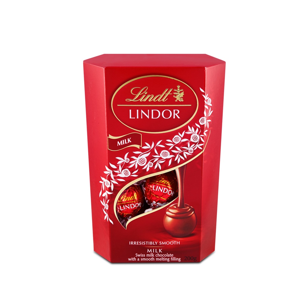 Lindt Lindor Milk Chocolate Truffles Cornet (200g) | Shopee Singapore