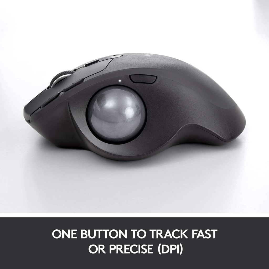 Logitech MX Ergo Multi-Device Wireless Bluetooth Trackball Mouse ...