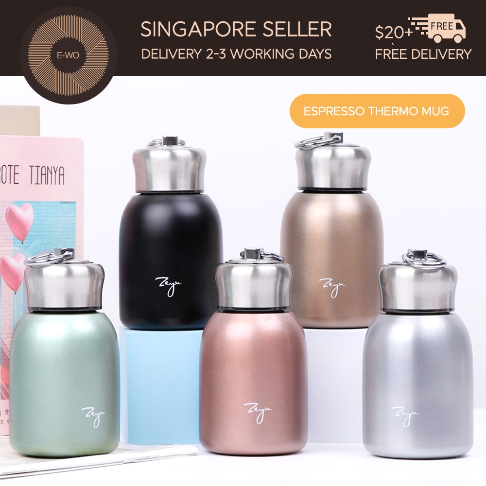 300ml Stainless steel Vacuum Flask, Coffee, Tea, Espresso thermos Cup ...