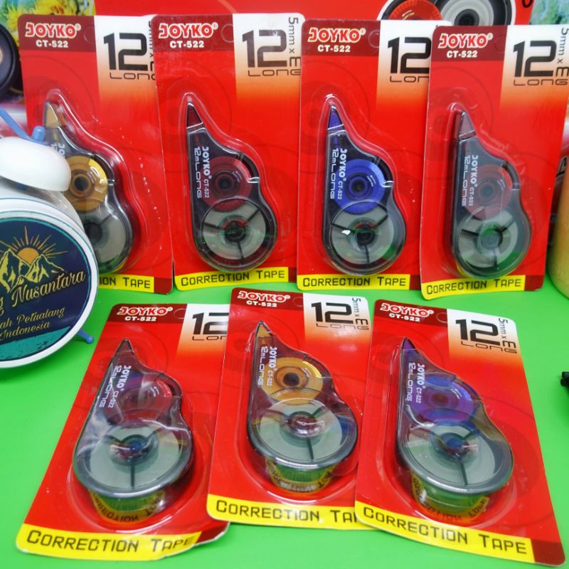 Typex Roll corection tape cortep 12 Meters JOYKO CT 522 ORIGINAL ...