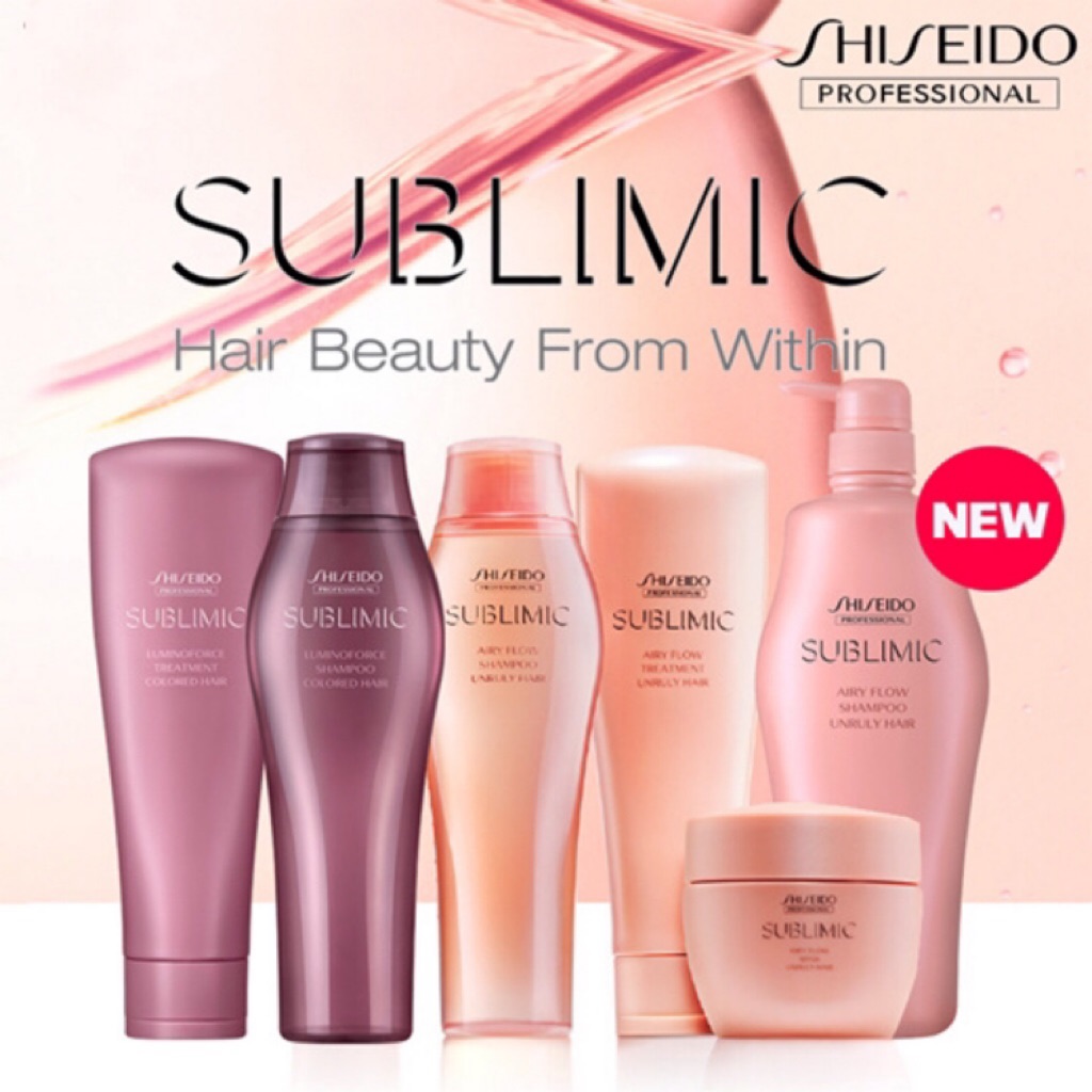 [NEXT DAY SHIP]Shiseido Sublimic Airy Flow Shampoo/Treatment/Mask/Refining Fluid | Shopee Singapore
