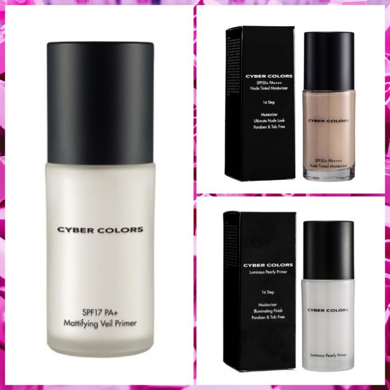 Cyber Colors Primer - Luminous/Mattifying/Nude Tinted (30ml) | Shopee ...