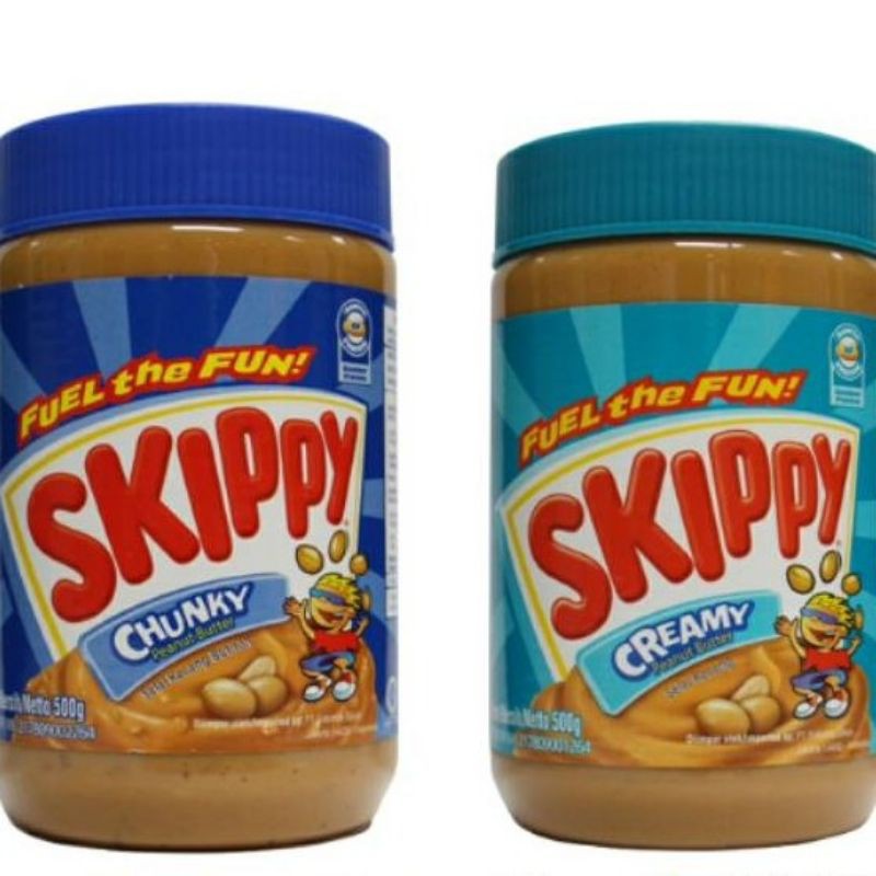 Skippy 500 GRAM / 500 GR / chunky Skippy (blue) / Creamy Skippy (Ijo ...